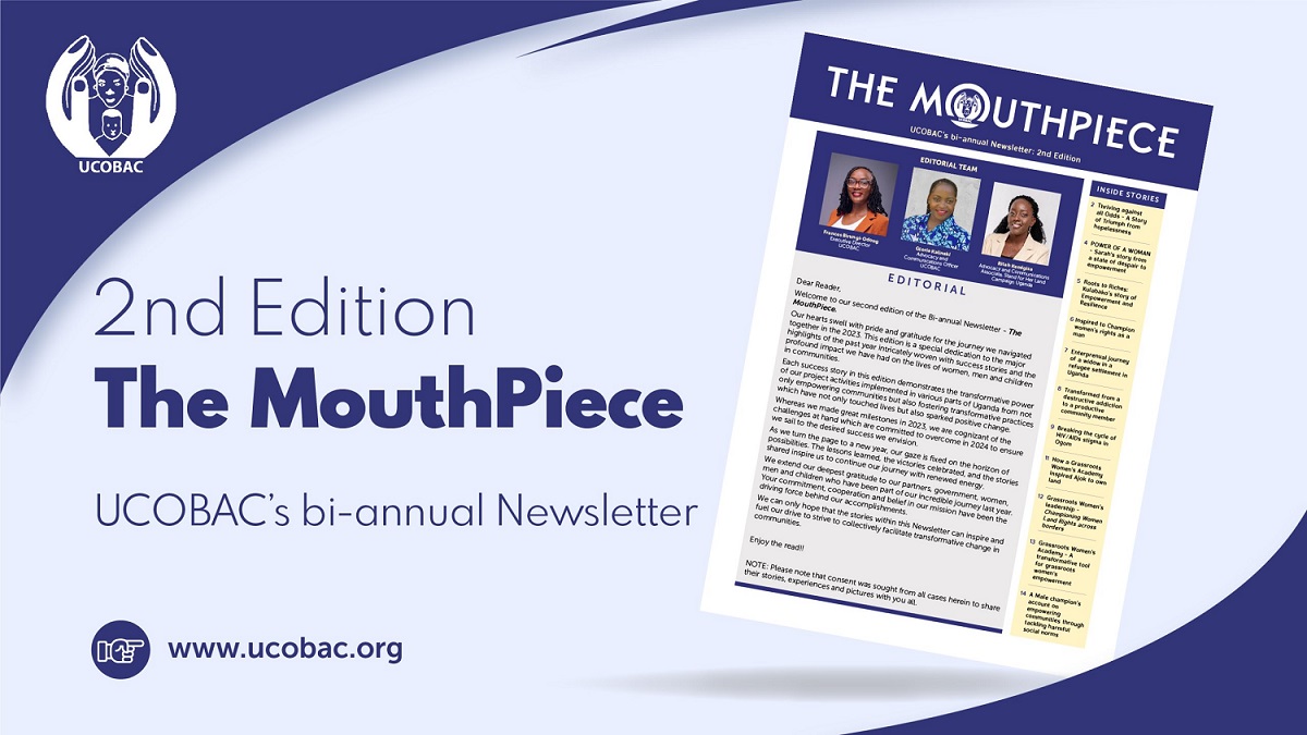UCOBAC’s bi-annual Newsletter: 2nd Edition, 2023 - UCOBAC